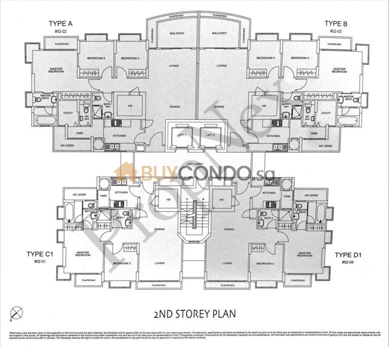 Papillon Condominium Floor Plan - Buy Condo Singapore